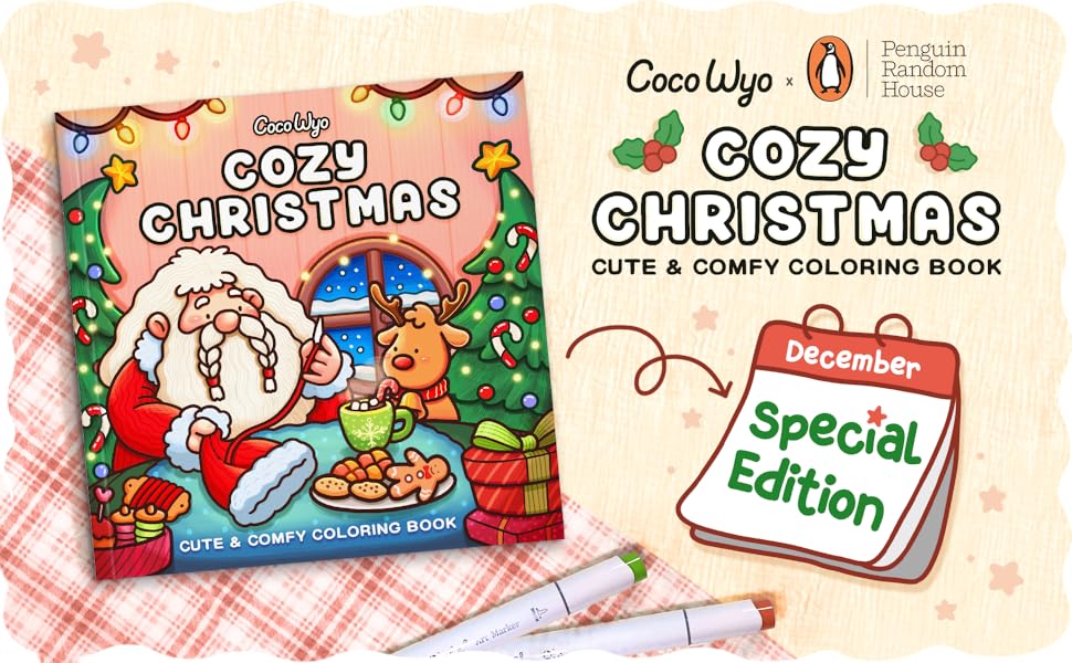 Amazon.com: Cozy Christmas: Coloring Book for Adults and Kids (Cozy ...