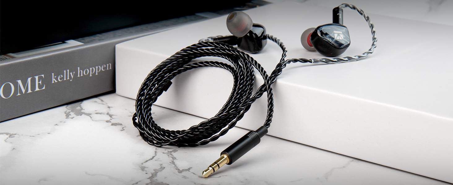 Amazon.com: YINYOO KBEAR KB01 in-Ear Monitors, HiFi Beryllium Diaphragm Dynamic Driver in Ears ...