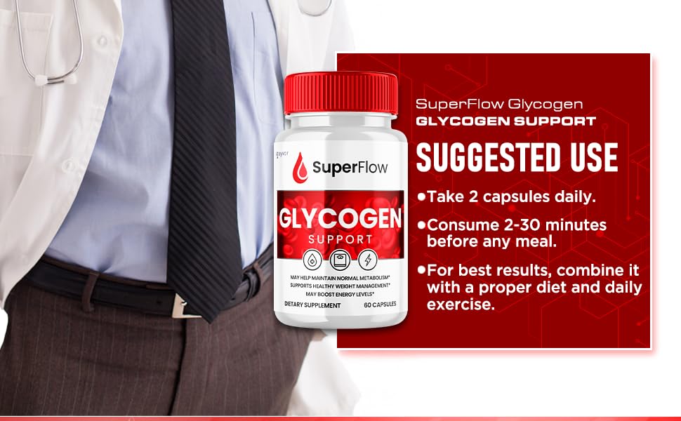 Amazon.com: (3 Pack) Super Flow Glycogen Support, Official SuperFlow Advanced Formula Glyco ...
