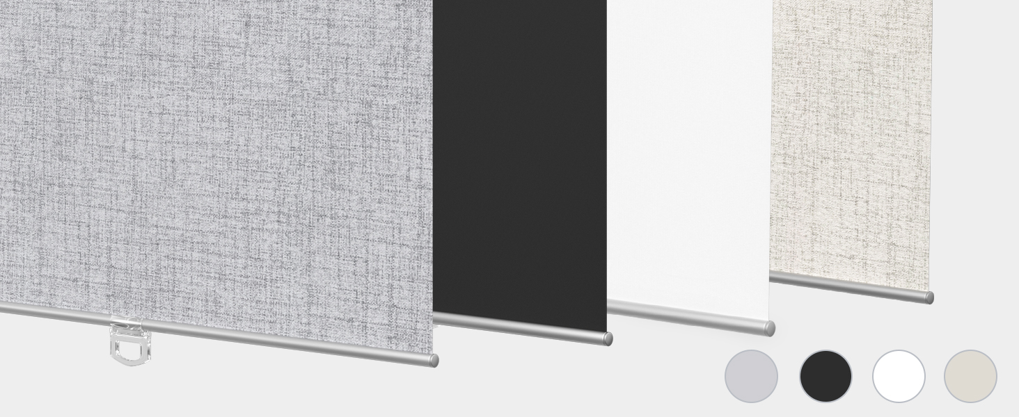 Amazon.com: GENIMO 100% Blackout Roller Window Shades, Window Blinds Cordless with Thermal ...