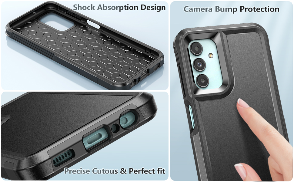 Amazon.com: JXVM for Galaxy A13 5G|4G Case: Samsung Galaxy A13 5G|4G Rugged Heavy Duty Military ...