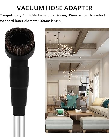 Amazon.com - RDEXP Round Dust Brush 25mm Horse Hair 1.25" Vacuum ...
