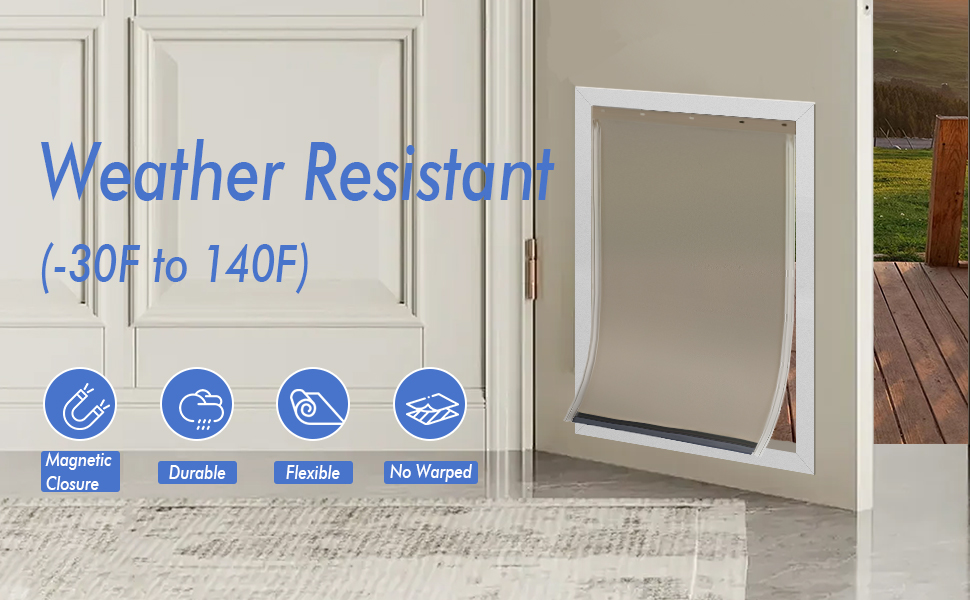 Amazon.com : 2PACK Dog Door Replacement Flaps - Fits Petsafe Dog Door ...