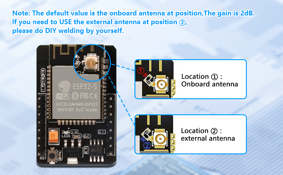 For ESP32-CAM, QIQIAZI ESP-CAM MB WiFi/Bluetooth Development Board Dual ...