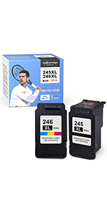 Amazon.com: 245XL 246XL Ink myCartridge SUPRINT Remanufactured Ink Cartridge Replacement for ...