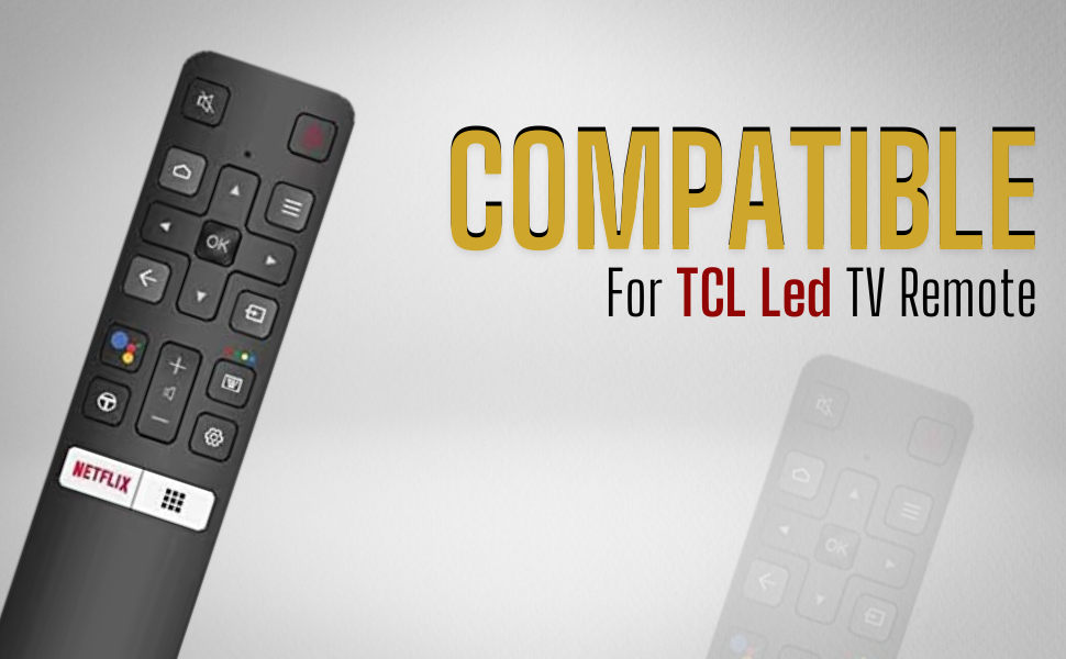 Buy Eboxi Presents TCL Remote Control Smart TV RC802V Remote Compatible ...