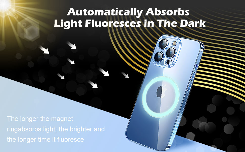 Amazon.com: GCQOO Luminous Magnetic Base for PopSocket Removable Cell Phone Holder, Clear Stand ...