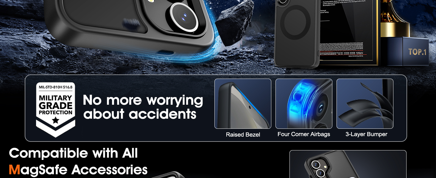 Amazon.com: Oterkin Magnetic for Samsung Galaxy S25 Plus Case Matte [Compatible with MagSafe ...