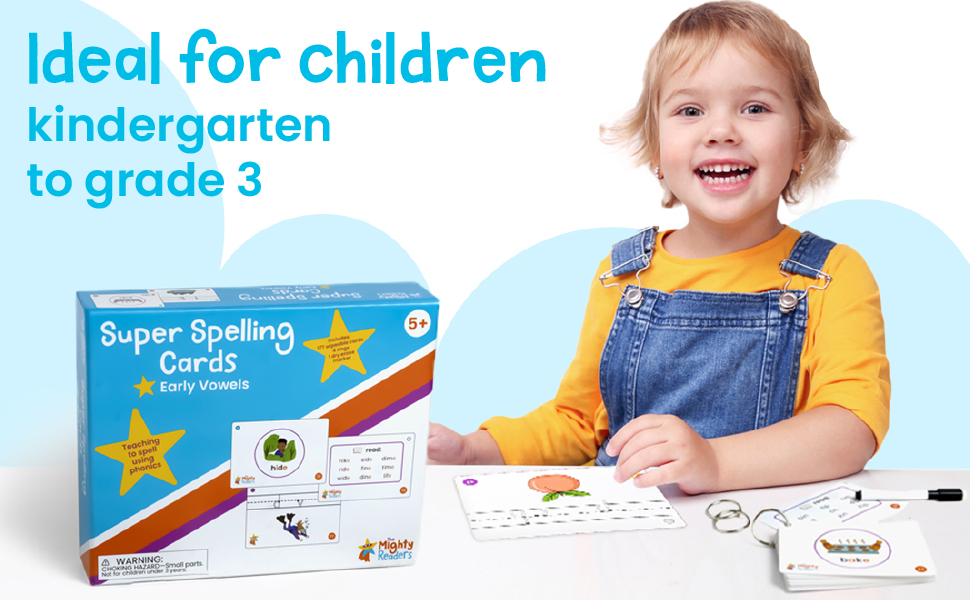 Amazon.com: Super Spelling Cards: Early Vowels, Phonics Reading ...