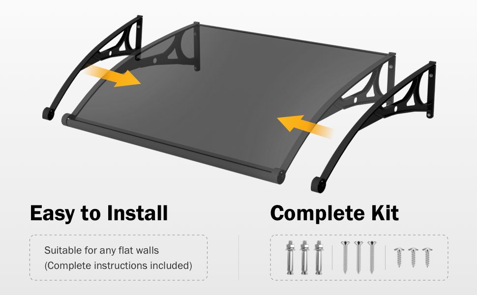 Amazon.com : Awning for Door Entrance,Window Door Awnings Exterior,Window Awnings Exterior with ...