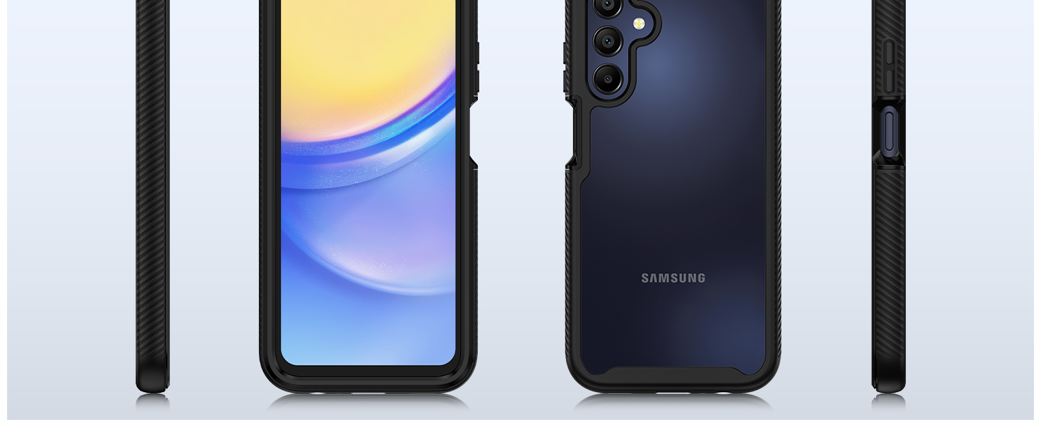 CENHUFO for Samsung A15 Case, Samsung A15 4G/5G Case Built-in Screen Protector, 360 Full Body ...