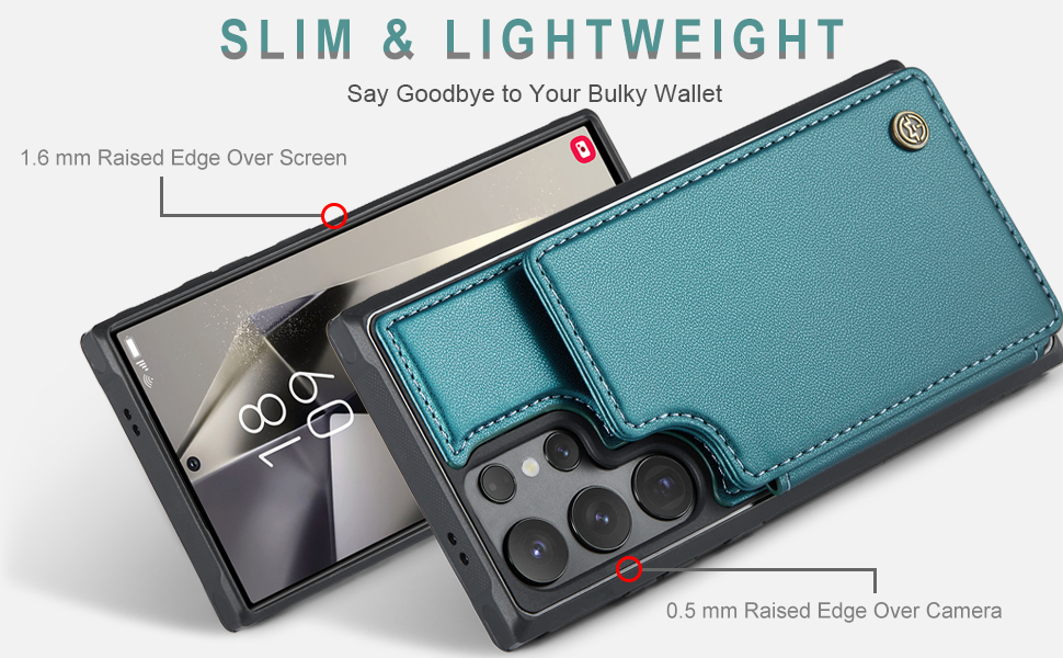 Amazon.com: Vinich for Samsung Galaxy S24 Ultra Wallet Case with Card Holder, RFID Blocking ...