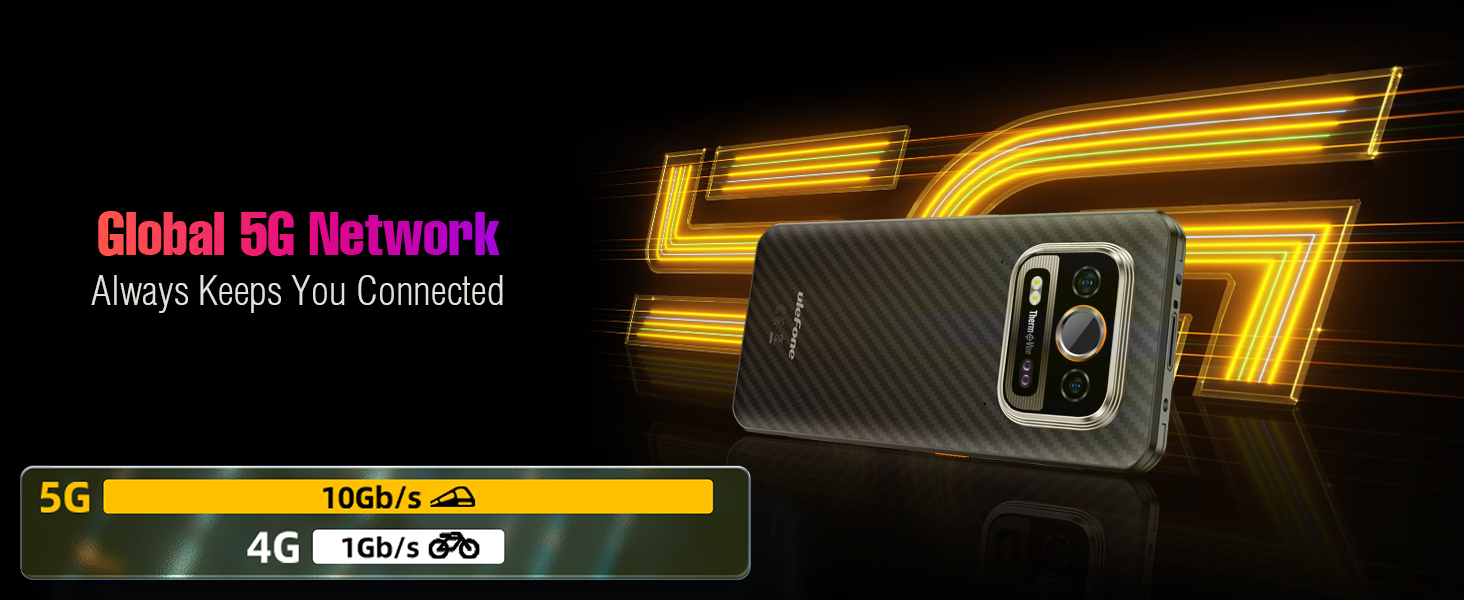 Ulefone Armor 25T Pro Rugged Smartphone 5G con Termografia, 12GB+256GB/SD-2TB Android 14, 6.78 ...