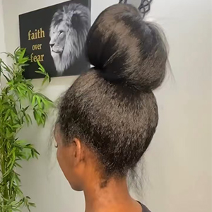 Amazon.com : Kinky straight Vixen Crochet Bundles crochet hair16inch Natural Black Yaki Premium ...