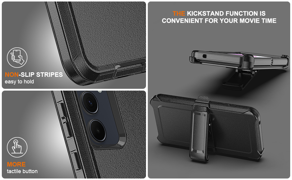 Amazon.com: Xusgluv for Samsung Galaxy A35-5G Case: Rugged Protective Phone Cases with Belt Clip ...