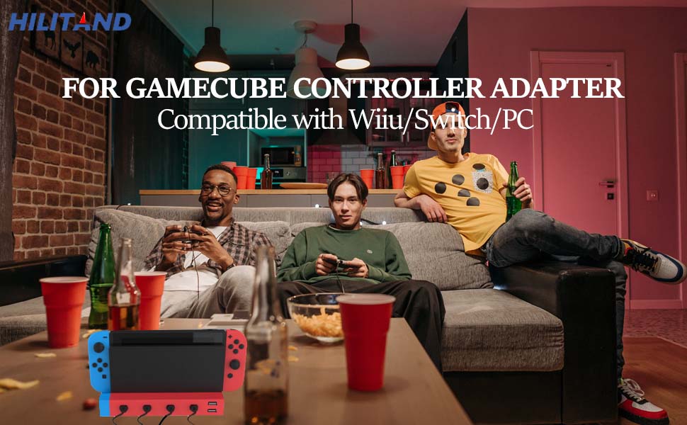 Amazon.com: for Controller Adapter for/for/PC with 4 Ports, Wired ...