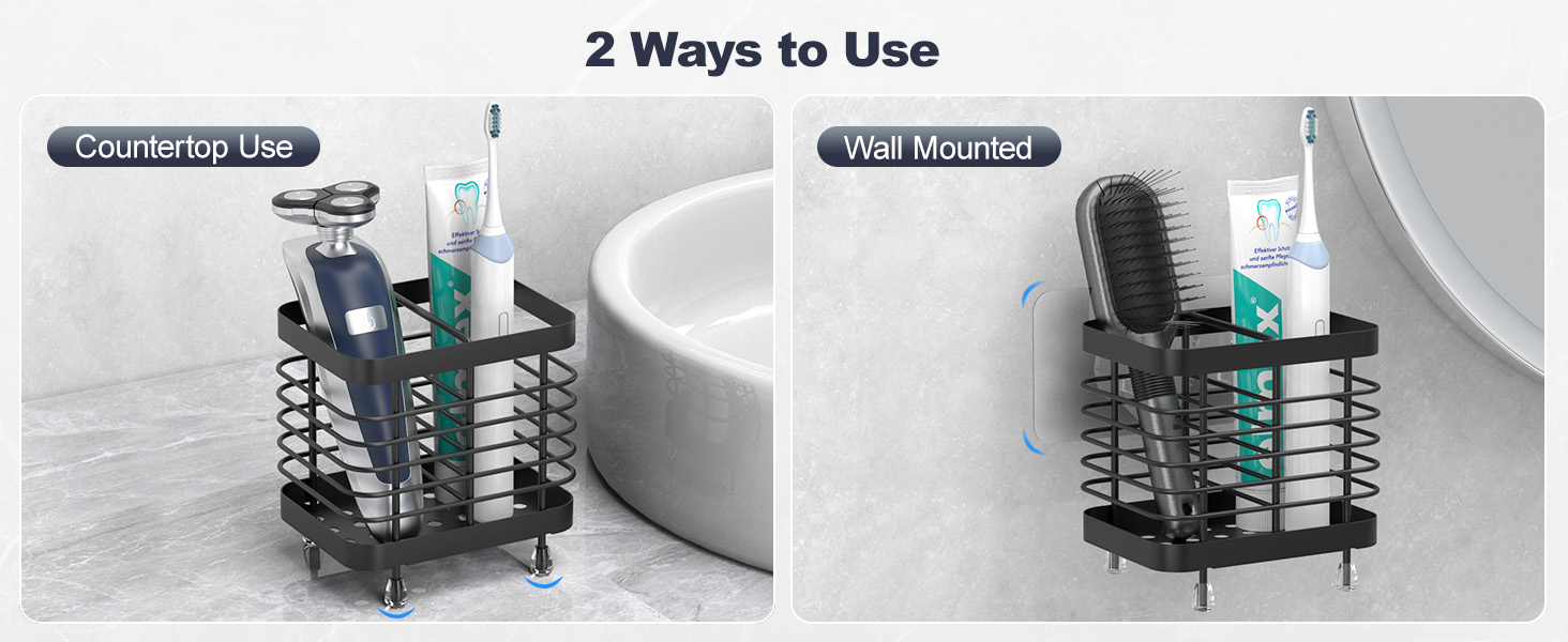 Amazon.com: Luxspire Toothbrush Holders for Bathroom, Stainless Steel ...