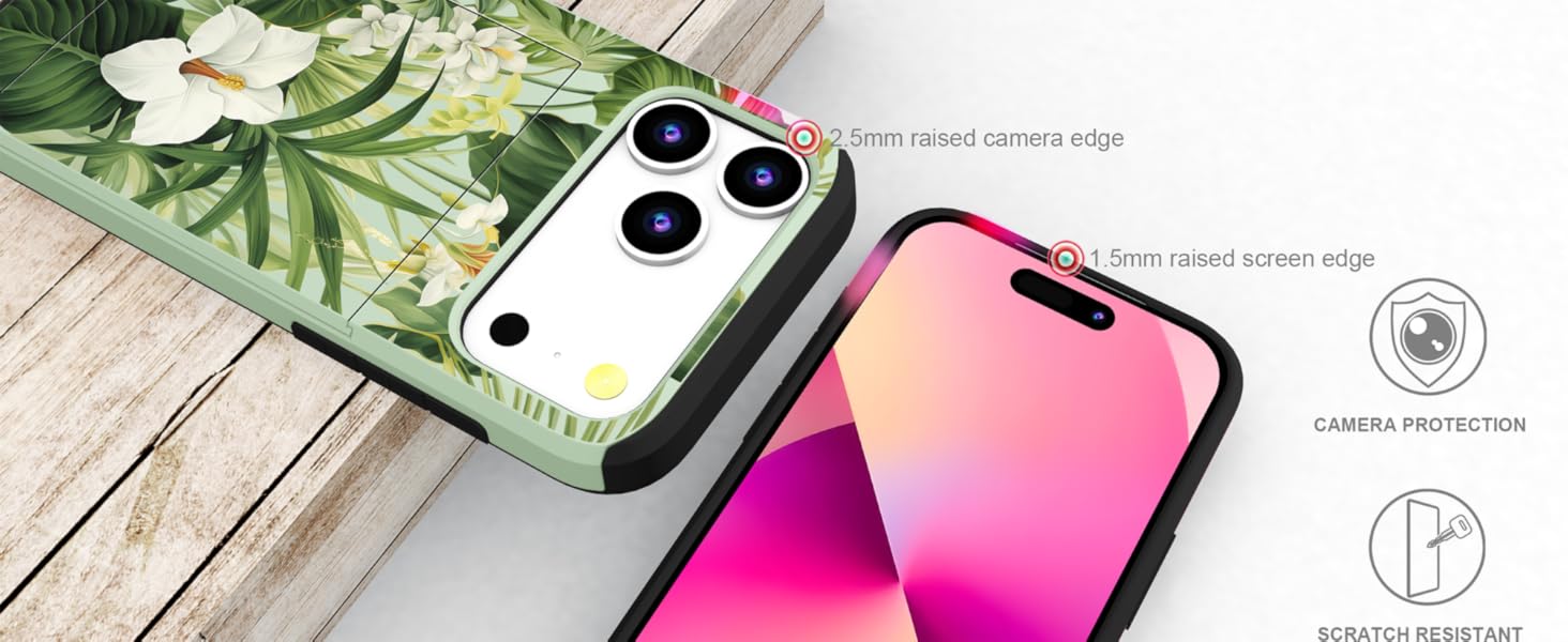 Amazon.com: MUQR Compatible for iPhone 17 Pro Case with Card Holder Cute - Kawaii Design ...