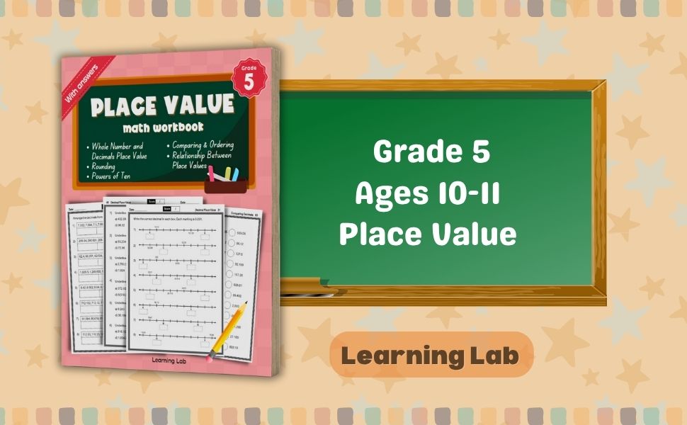 Place Value Math Workbook Grade 5: Whole Number and Decimal Place Value ...