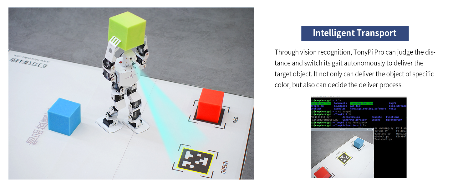 Amazon.com: HIWONDER AI Intelligent Visual Humanoid Robot Powered by ...
