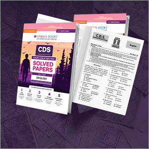 Oswaal CDS Combined Defence Services Chapterwise & Topicwise (2014-2023) Solved Papers English ...
