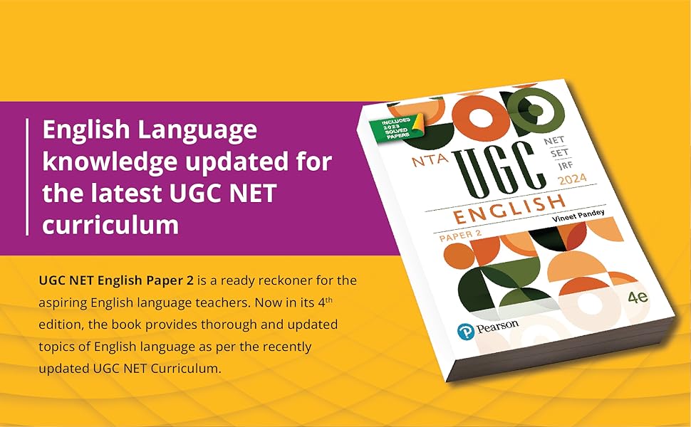 Buy NTA UGC/NET/SET/JRF English Paper 2, Includes 2023 Solved Papers, 4th Edition - 2024 Book ...