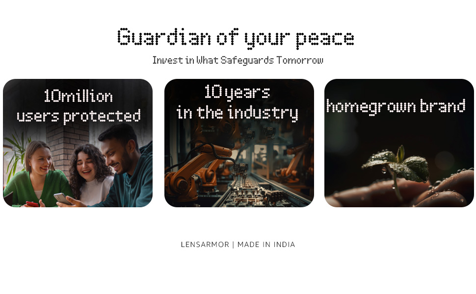 Lensarmor Military Grade Premium Tempered Glass Screen Protector for ...