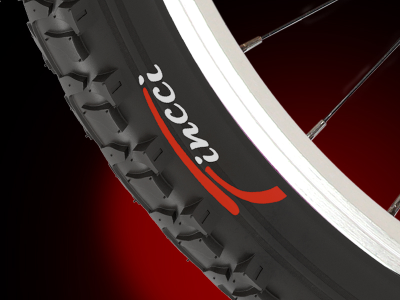 Fincci 20 Inch BMX Tyre, 20 x 1.75 Inch Tyre, 47-406 Tyres, Children's Bicycle Tyres, BMX ...