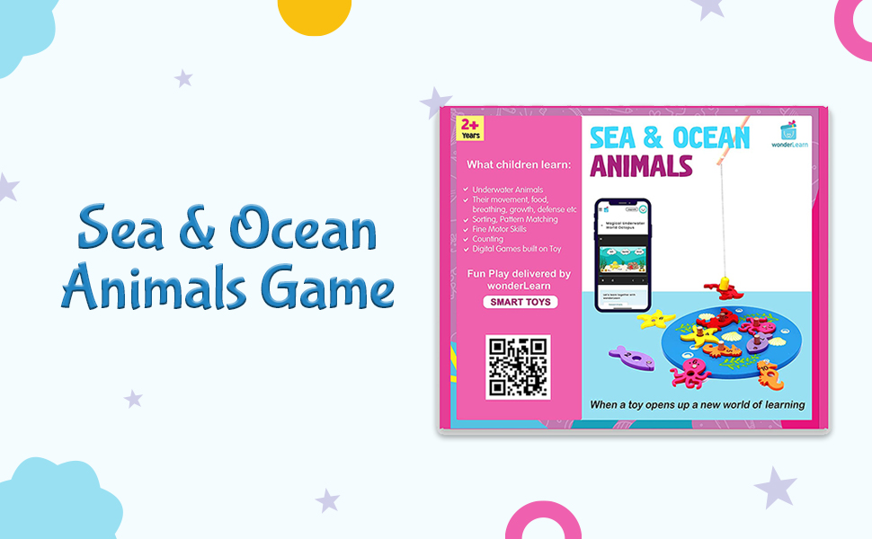 Buy Wonderhood Sea & Ocean Animals Game Set for 2+ Years Old Boy/ Girl ...