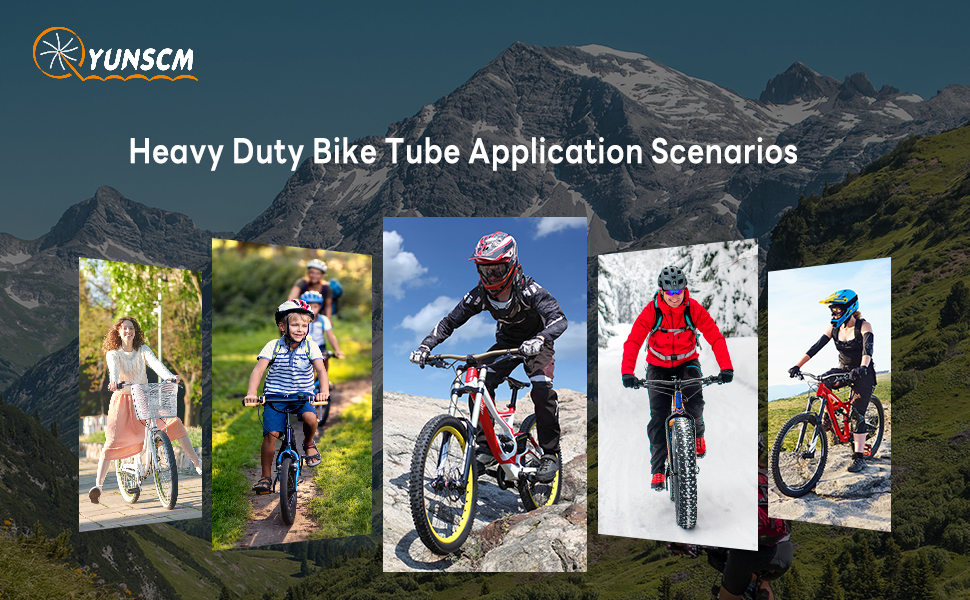 YunSCM 2Pcs 45/62-584 Verdickung 27.5 Zoll Schlauch 27.5X1.75 27.5X1.95 27.5X2.25 27.5X2.35 27 ...