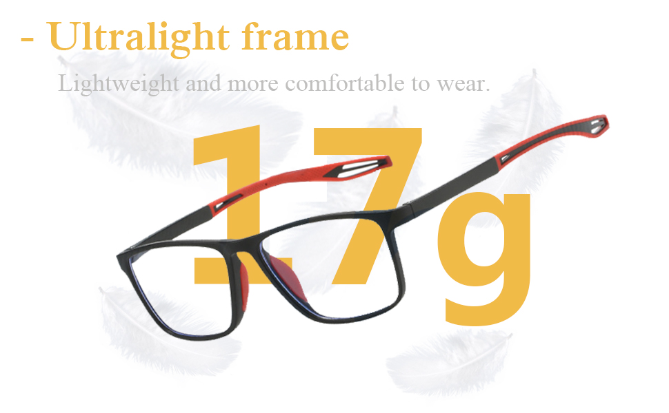 Amazon.com: Hubeye 3 Pairs TR90 Sports Reading Glasses for Men and Women Ultralight Flexible ...