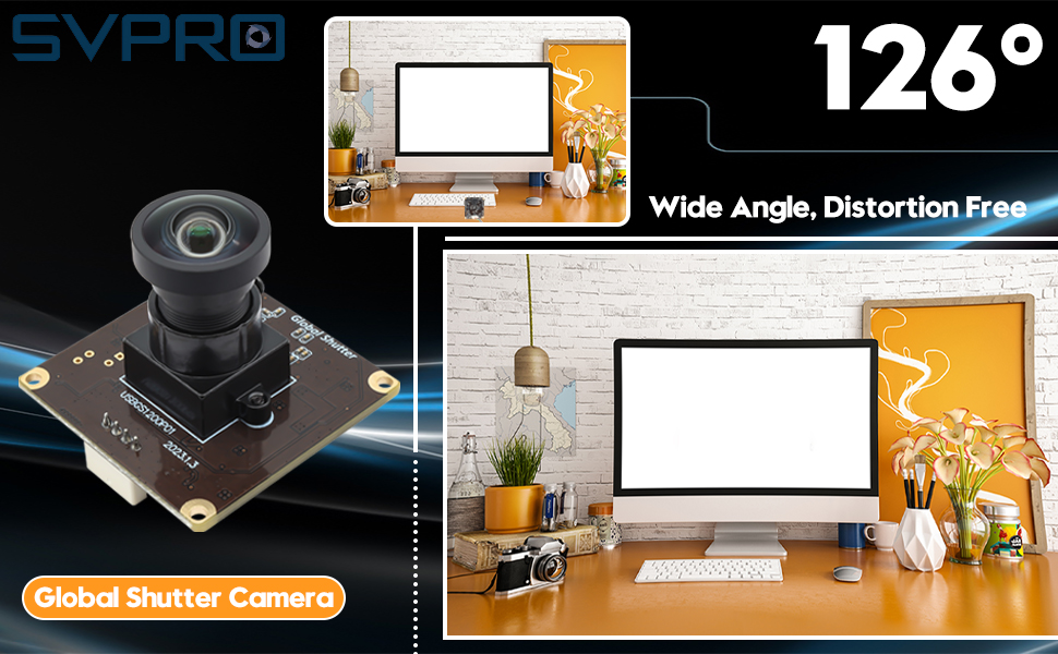 Svpro 2MP Global Shutter USB Kamera Board 90fps Hochgeschwindigkeits-Webcam-Modul mit ...