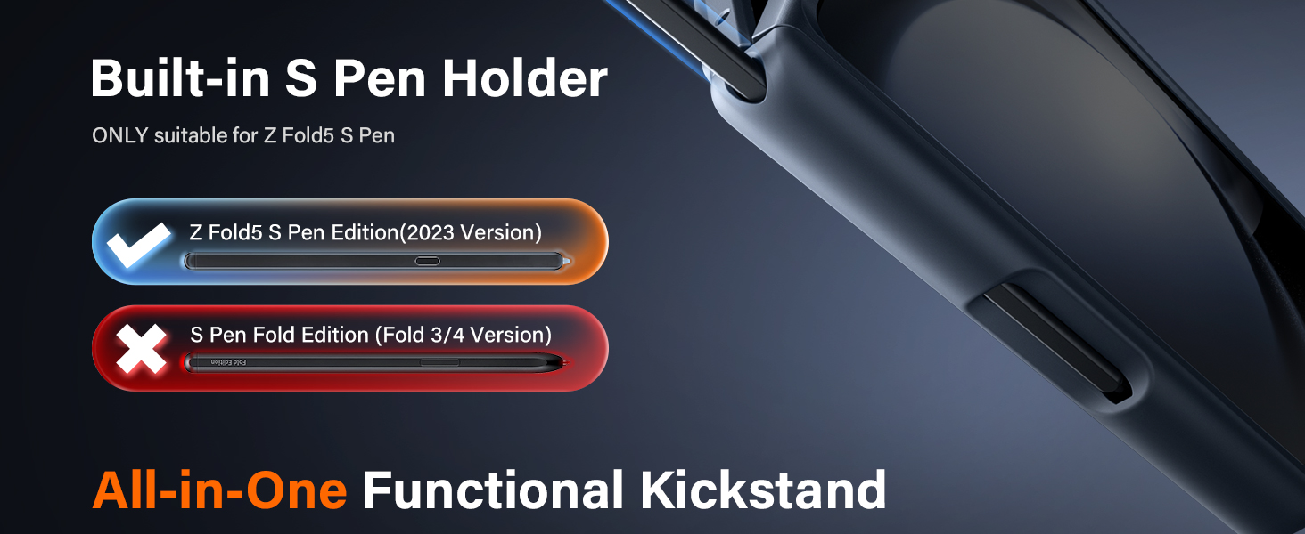 Amazon.com: MOBOSI Privacy for Samsung Galaxy Z Fold 5 Case [Compatible with Magsafe], [Built-in ...