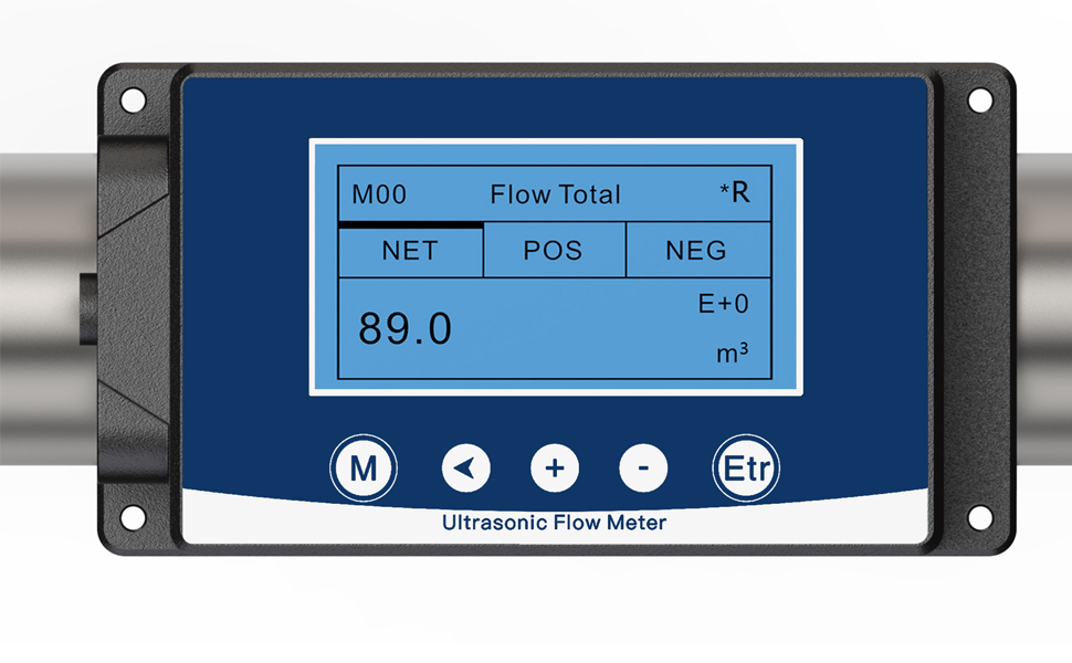 Mua Ultrasonic Flow Meter Clamp On Digital Water Flow Meter Pipe Flow ...
