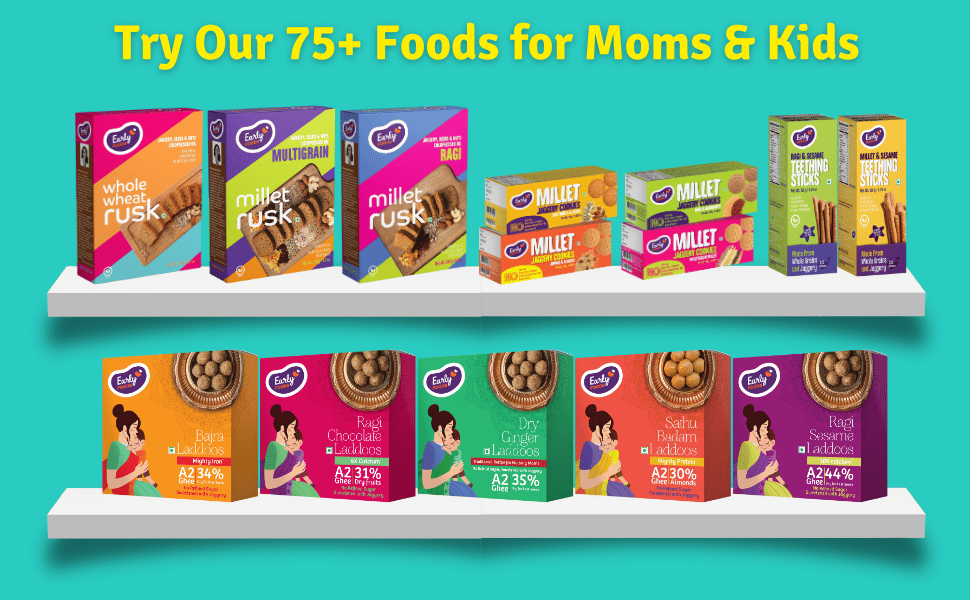 Early Foods - Pack of 2 : Jowar Rusks | Millet Rusk Sugar Free | No Maida Rusk | Rusks for Kids ...