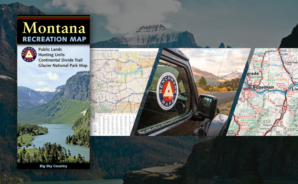 Montana, Big Sky Country, Recreation Map, 2024 Edition (Benchmark ...