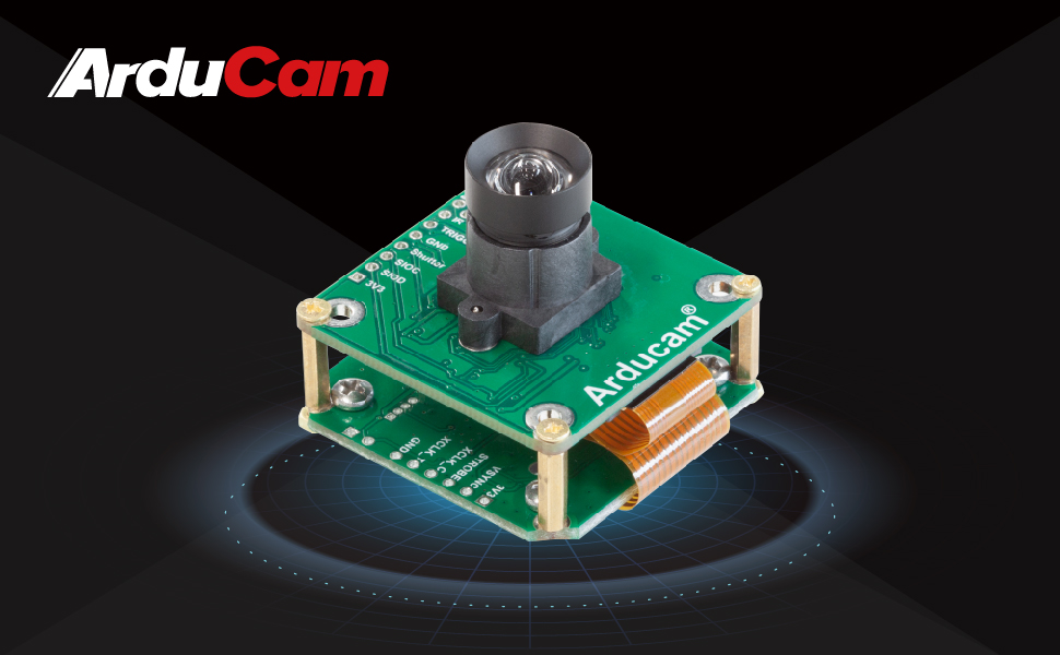 Amazon.com: Arducam Full HD Color Global Shutter Camera for Raspberry Pi, 2.3MP AR0234 Wide ...