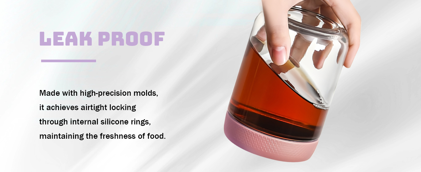 Amazon.com: MR.KIANGCI 6 Pack Overnight Oats Containers with Lids, Glass Jar Mason Jars 16 OZ ...