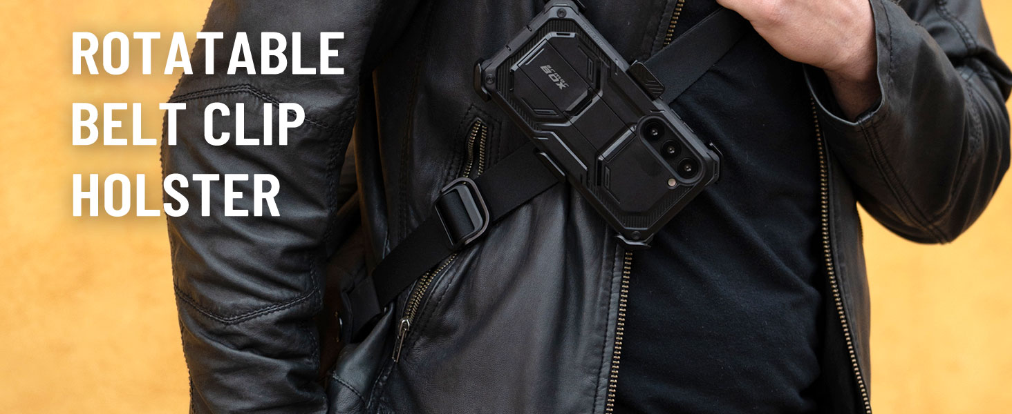 Amazon.com: i-Blason Armorbox for Samsung Galaxy S23 Case with Stand & Belt-Clip [Built-in ...