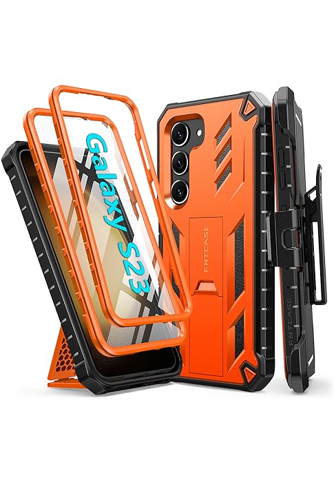 Amazon.com: FNTCASE for Samsung Galaxy S23 Case: Heavy Duty Rugged Shockproof Protective Cover ...