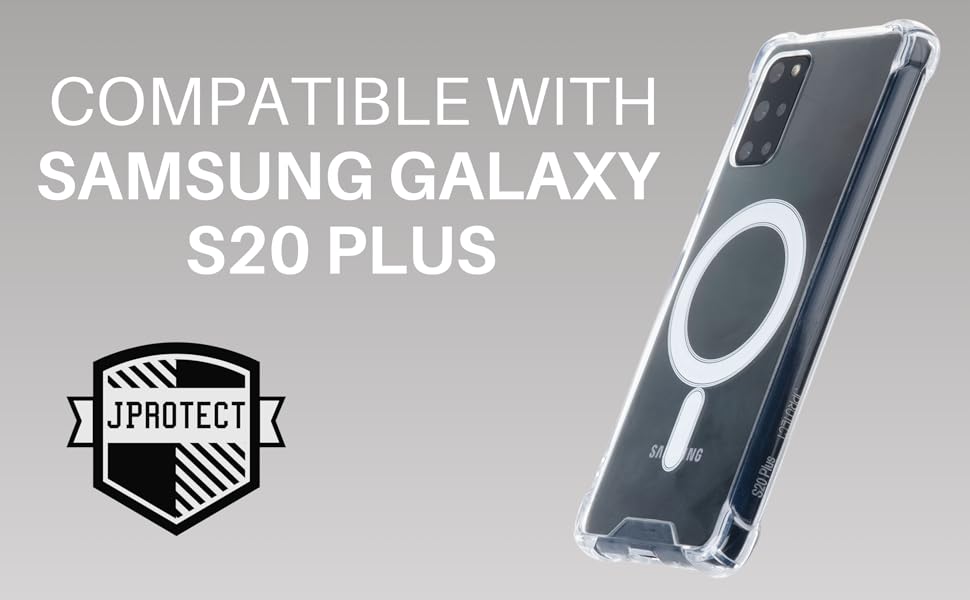 Amazon.com: JProtect Magnetic Phone Case for Samsung Galaxy S20 Plus ...
