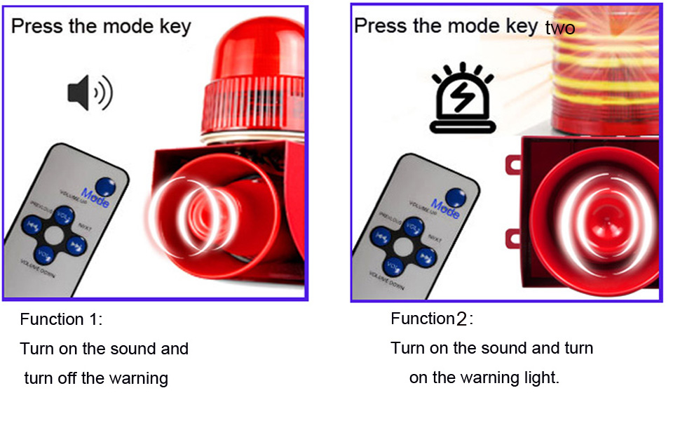 Amazon.com: Y DIANS S Motion Sensor Alarm 120dB Horn Adjustable Volume ...