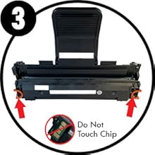 Inkfirst Compatible Toner Cartridge Compatible with Samsung MLT-D108S (MLTD108S) ML-1640 ML1640 ...