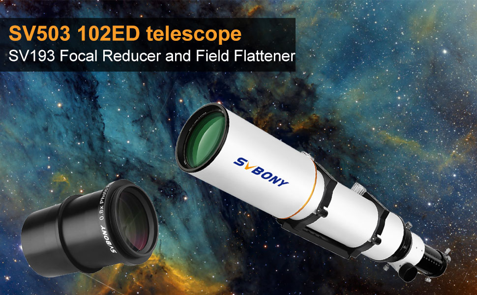 Amazon.com : SVBONY SV503 Telescope, 102ED F7 Extra Low Dispersion Achromatic Refractor OTA ...