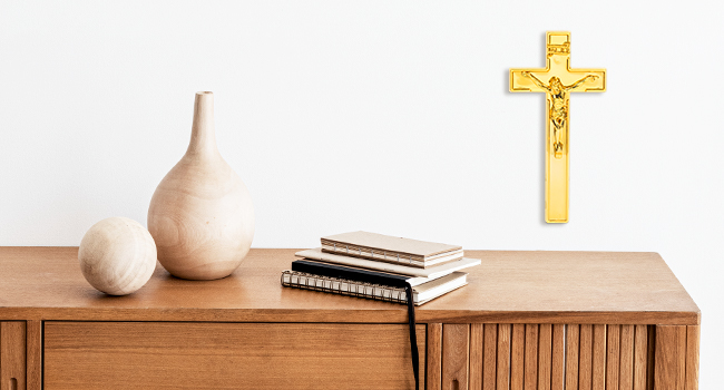 Amazon.com: NCPLYGOU 12pcs Crucifix Cross Catholic,Crucifix Standing Cross,Tabletop Cross ...