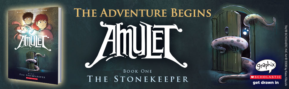 The Stonekeeper (Amulet, Book 1): Kibuishi, Kazu, Kibuishi, Kazu: 9780439846806: Amazon.com: Books