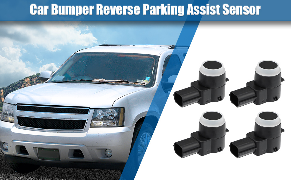Amazon.com: X AUTOHAUX 4 Pcs Car Bumper Reverse Parking Assist Sensor for Chevrolet Silverado ...