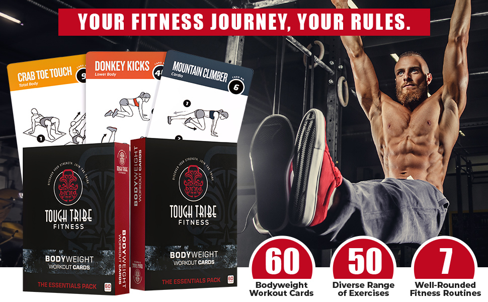 Amazon.com: The Ultimate Fitness Deck: 60 Bodyweight Workout Cards ...