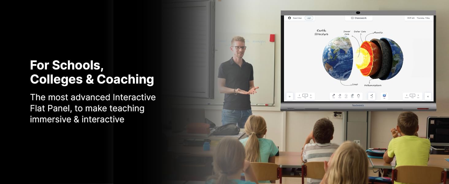 Teachmint X - Premium Interactive Flat Panel 75 Inch | Google EDLA ...