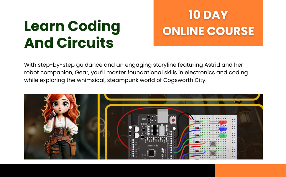 Amazon.com: Arduino IDE Compatible STEM Learning Kit - Adventure Kit: Cogsworth City – Complete ...